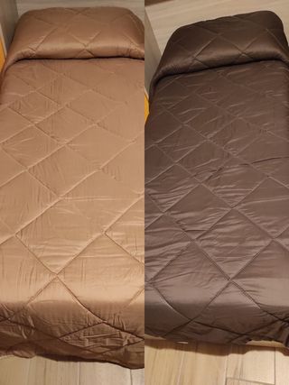 coperta piumone letto singolo double face 