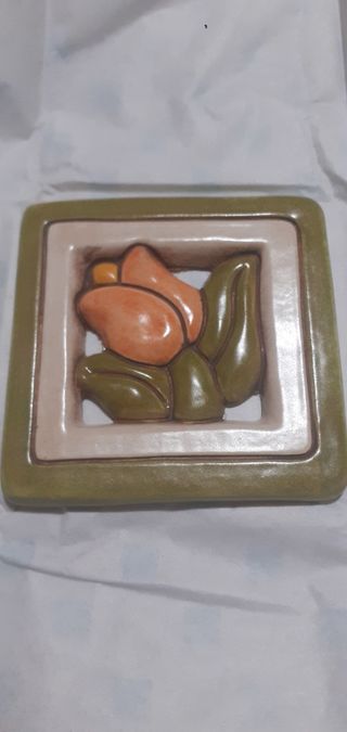 Thun 2 quadretti con fiore nuovi con cartellino