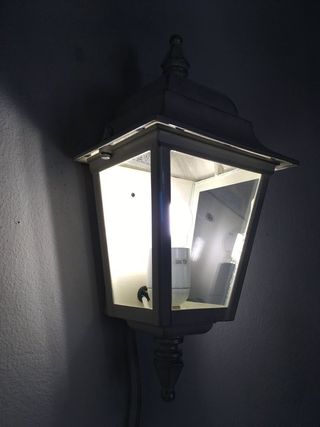 Aplic alluminio e vetro IP43