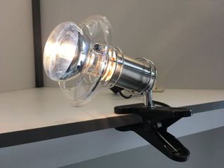 Faretto a morsetto nickel