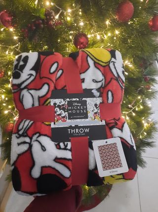 Plaid Topolino Coperta in Pile Michey Mouse Minnie