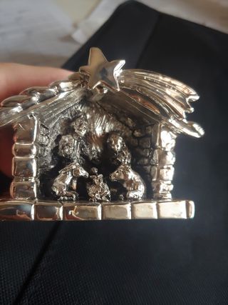 Mini presepe in argento