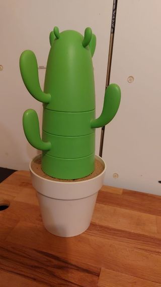 Set di bicchieri e cucchiaini di design - Cactus