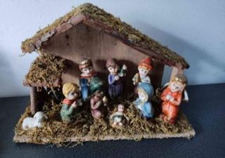 Presepe completo vintage