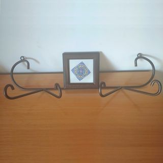 Appendiabiti Legno Ceramica Ferro