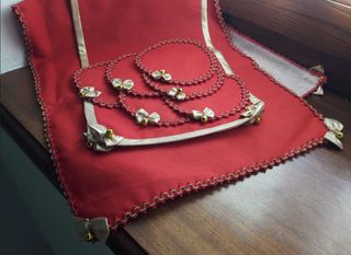 Centrotavola e sottobicchieri natalizi fatti a man