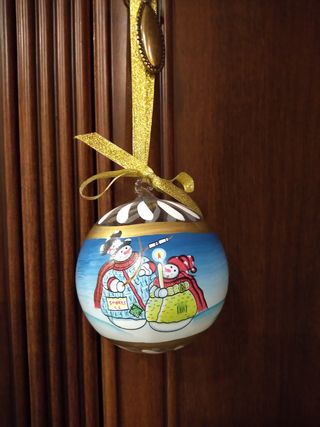 Pallina Natalizia in vetro