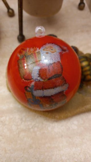 palle di natale decorate a mano
