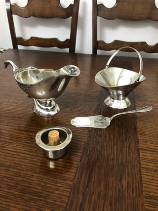 Set accessori tavola silver plated