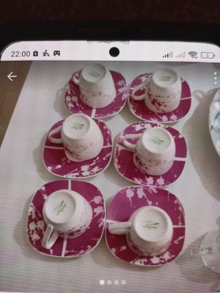 6 tazzine pari al nuovo
