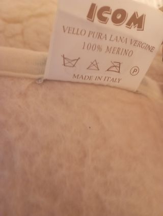 coprimaterasso singolo in lana merinos+ federa cus