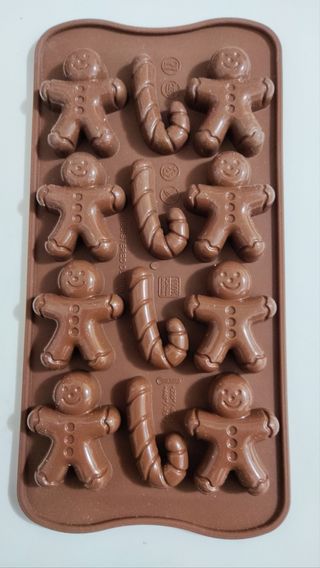 Stampino in silicone per cioccolatini natalizi