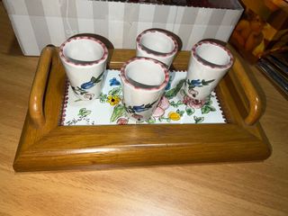 Set limoncello ceramica Vietrese nuovo