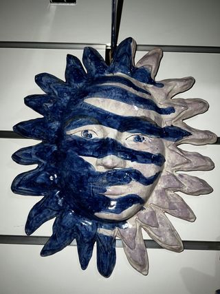 Maschera sole ceramica Vietrese nuova