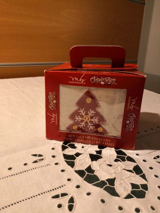 Set di tre strofinacci natalizi 