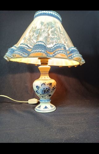 Bajour in porcellana dipinta a mano 