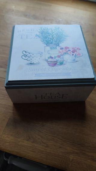 scatola da the in legno 