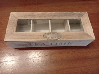 scatola porta bustine te