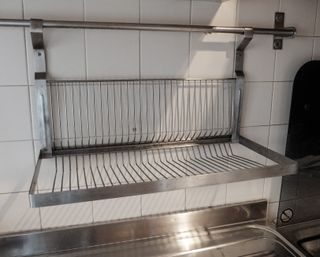 Scolapiatti in acciaio