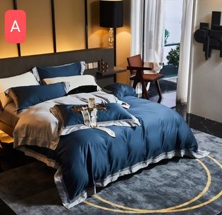 set matrimoniale cotone egiziano 