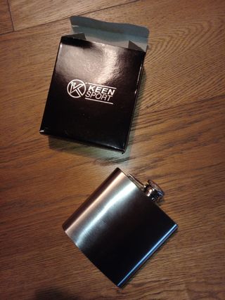 Fiaschetta porta liquore, matraz, espíritu