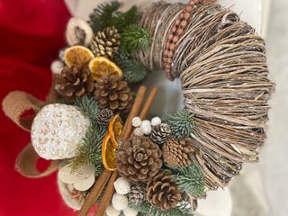 Centro tavola con candela 