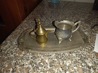 piccolo servizio in bronzo 