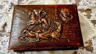 Scatola portasigarette pipe con carillon