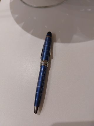 penna touch blu a quadretti
