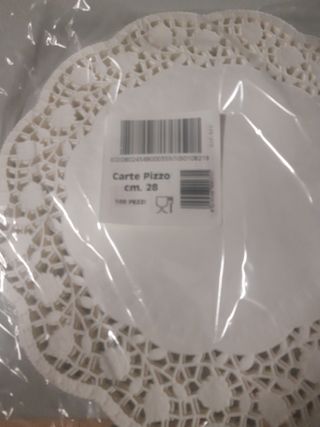 carte pizzo cm 28