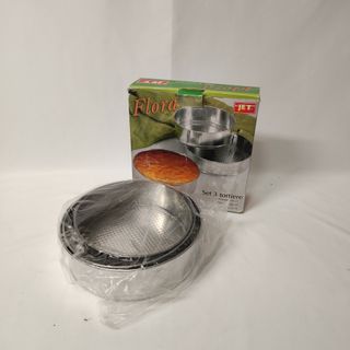 Set 3 tortiere 23-25-27 cm nuove