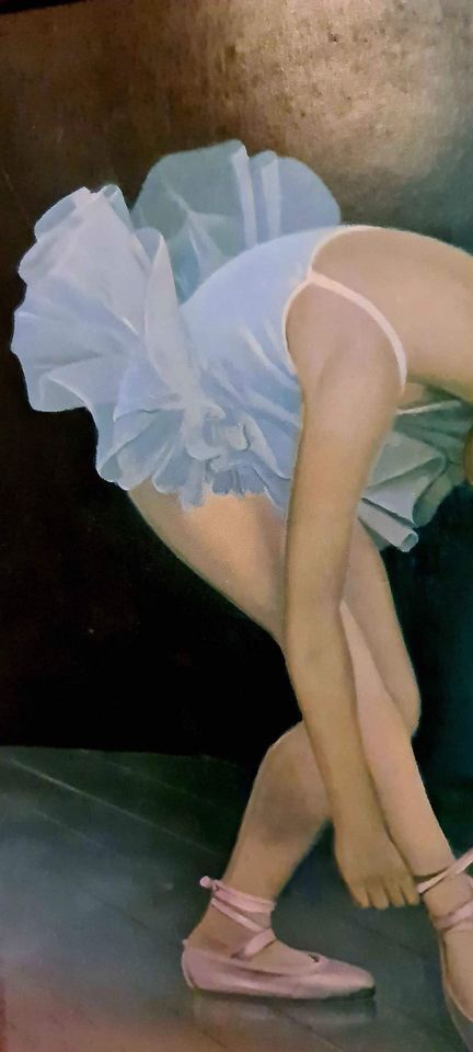 Quadro con stampa di ballerina 48x58cm Foto-3