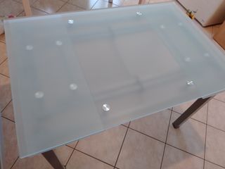 Tavolo vetro allungabile