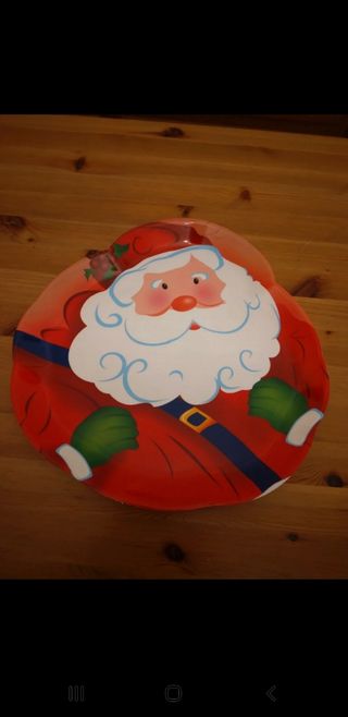 Vassoio Natale in plastica 