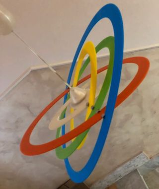 Lampadario spazio cameretta plastica 