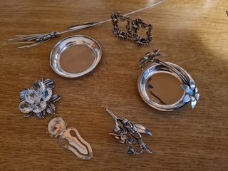piccoli oggetti in argento