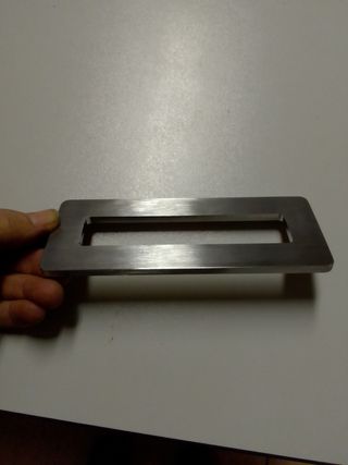 maniglia x vetro in inox