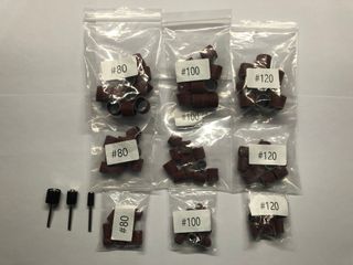 90 cilindri abrasivi per Dremel e attrezzi simili