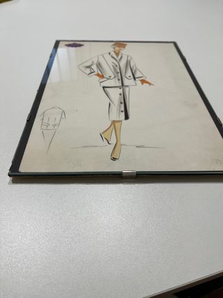 Quadro figurino d'epoca