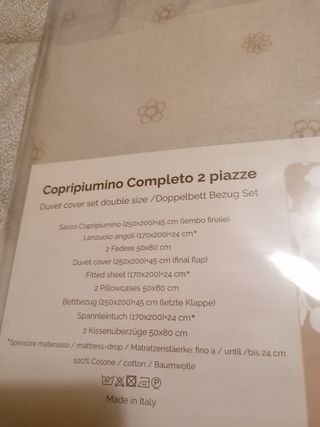 Thun copripiumino matrimoniale 