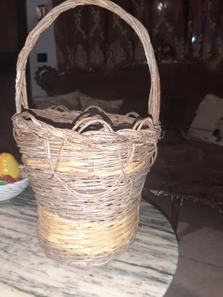 cesto realizzato a mano