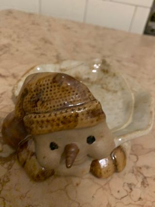 Pupazzo di neve Portacandele nuovo