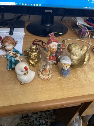 Decorazioni natalizie statuine