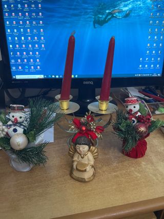 Vecchie decorazioni di Natale 