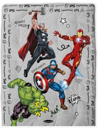 Scaldotto Plaid Caleffi Avangers 110 x 160