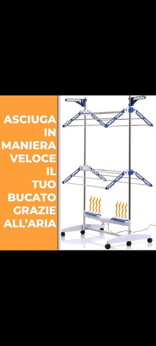 asciuga biancheria elettrico a torre