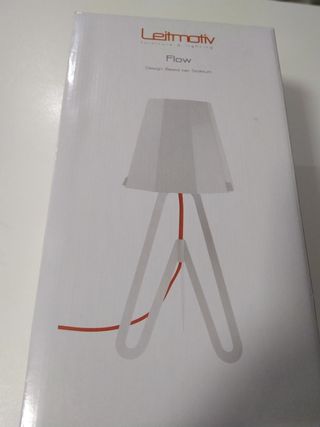 LAMPADA MODERNA LEITMOTIV FLOW NUOVA GRIGIA DESIGN