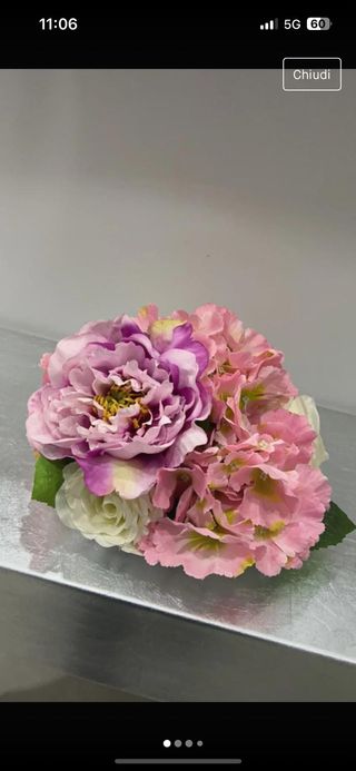 Centro tavola fiori finti