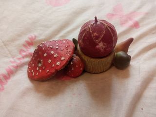 Porta candela con candelina 