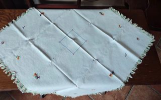 Tovaglietta punto croce siciliana vintage